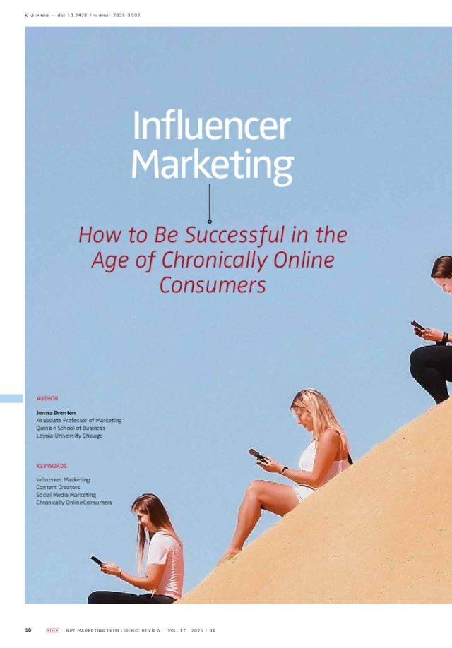 Influencer Marketing: How to Be Successful in the Age of Chronically ...
