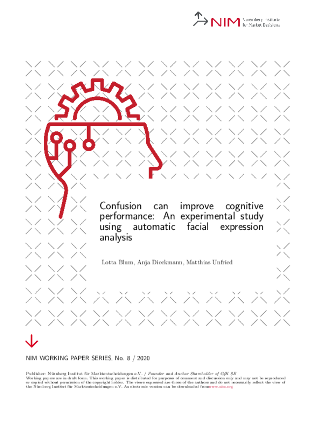 Confusion can improve cognitive performance | NIM