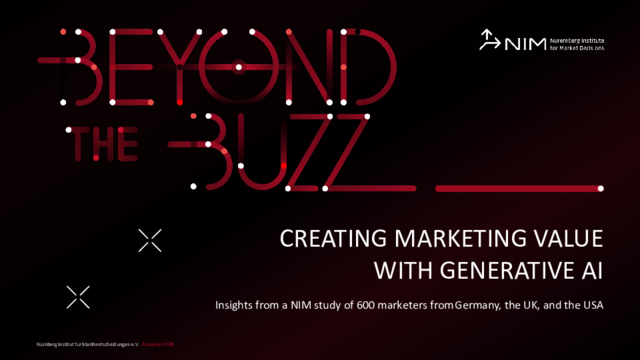 Beyond the Buzz: Creating Marketing Value with Generative AI | NIM